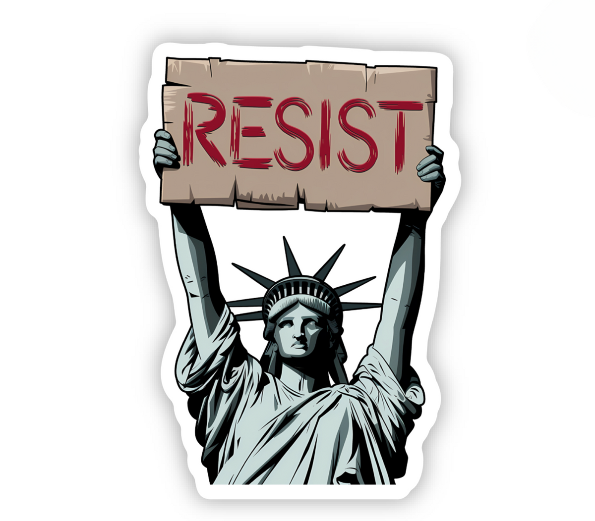 Resist Sticker Hilarious Humanitarian