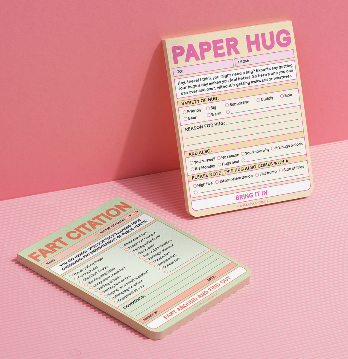 Paper Hug Notepad - 50 sheets – Hilarious Humanitarian