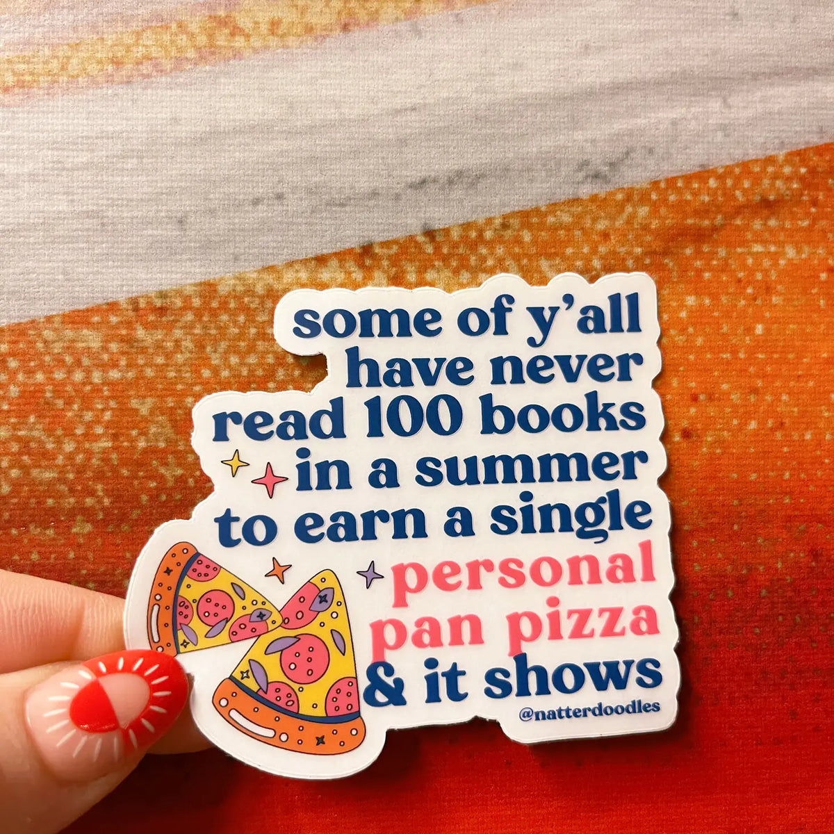 Personal Pan Pizza Sticker – Hilarious Humanitarian