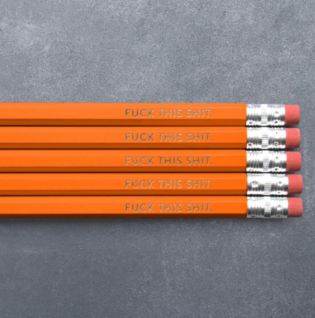 Fuck This Shit Pencil Set - 5 pack – Hilarious Humanitarian