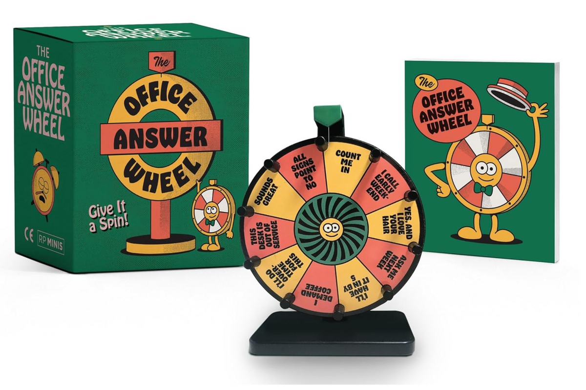 Office Answer Wheel: Give It a Spin! Desktop Accessory – Hilarious ...