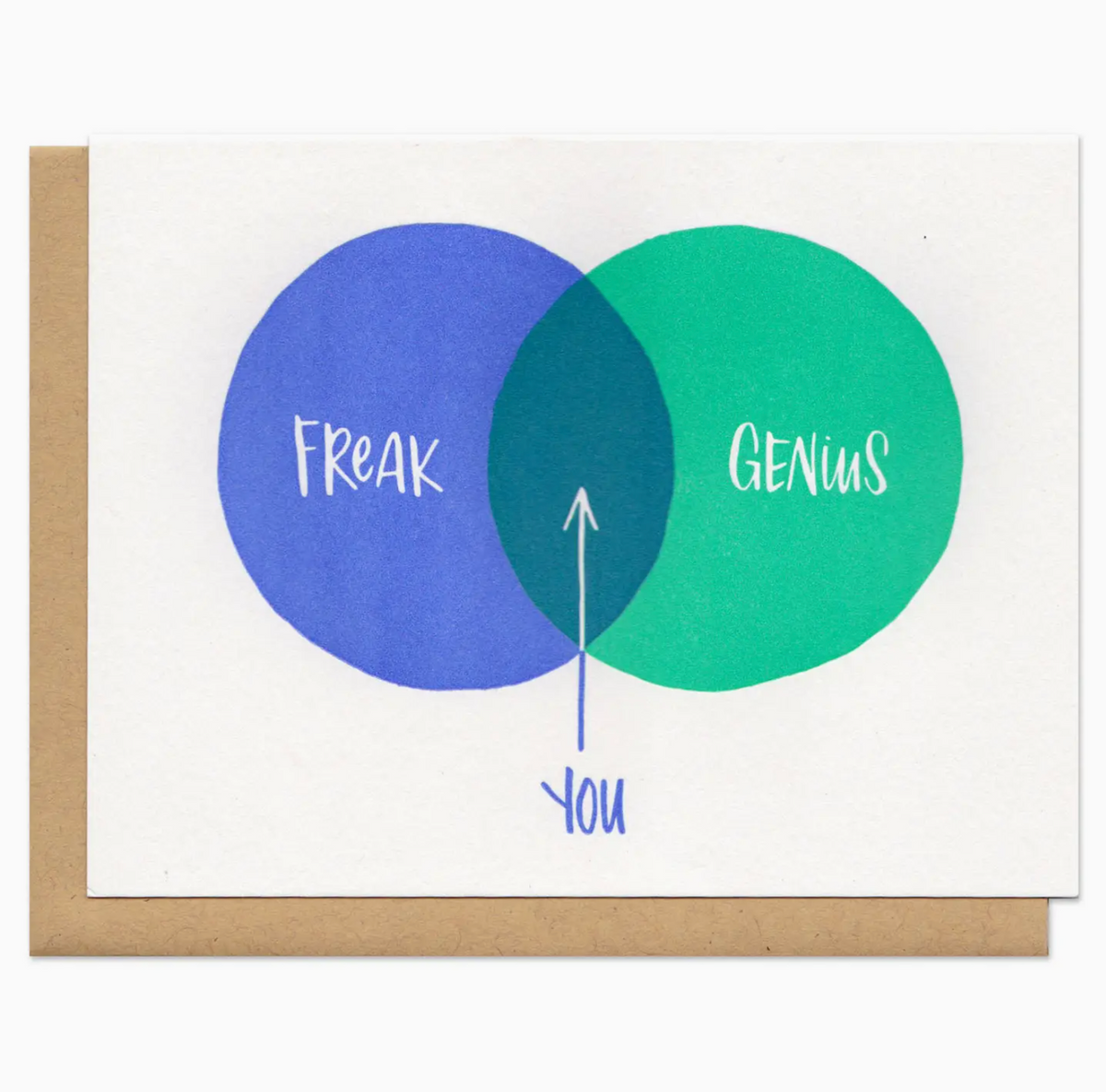 Freak + Genius = You Card – Hilarious Humanitarian