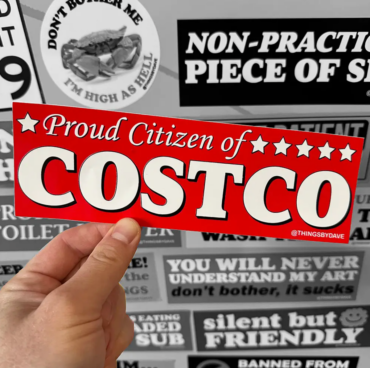 Proud Citizen Of Costco Bumper Sticker – Hilarious Humanitarian