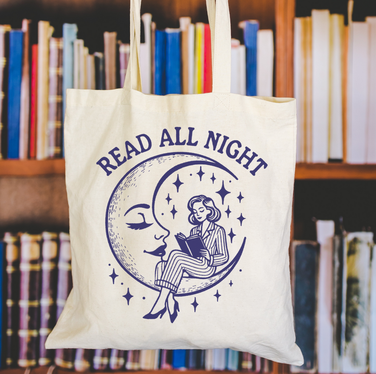 Read All Night Tote Bag – Hilarious Humanitarian