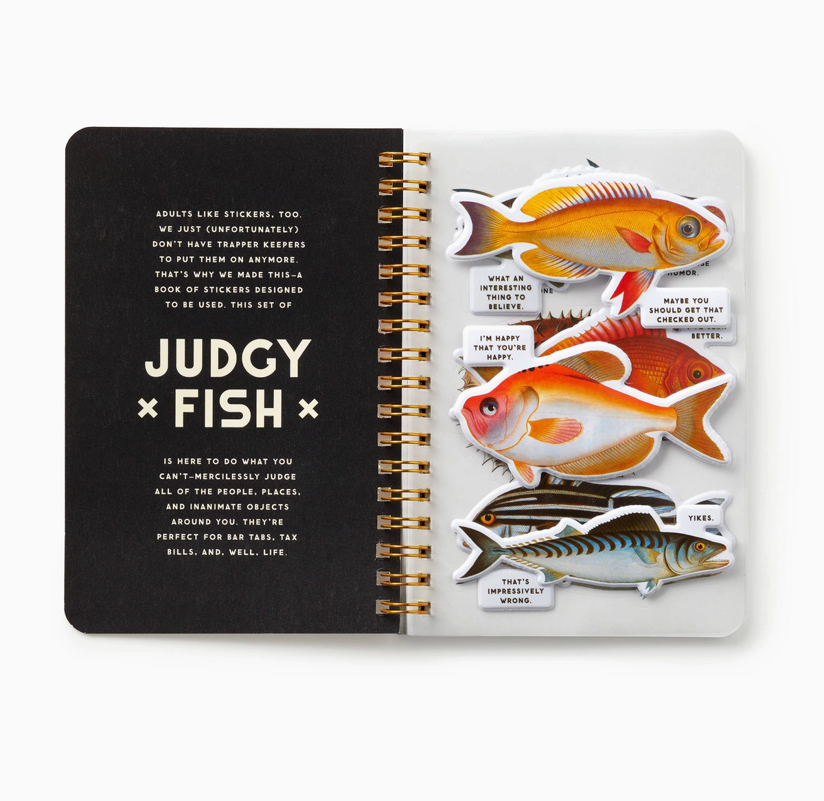 Judgy Fish Sticker Book – Hilarious Humanitarian